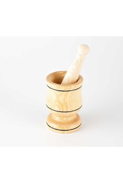 Bee Home Ahşap Havan Set 2 Parça Bee Home Ahşap Havan Set 2 Parça