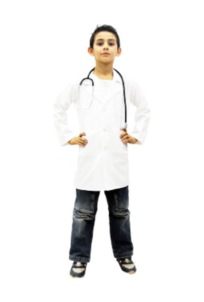 Rengarenk Kostüm Çocuk Doktor Önlüğü