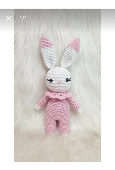 ikrastore Amigurumi Uyku Arkadası Pembe Tavsan