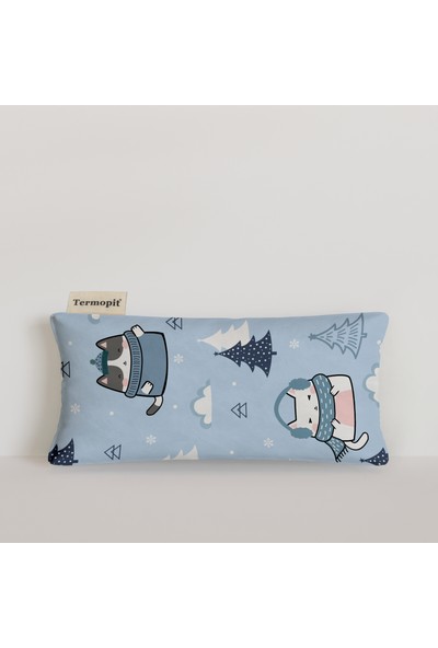 Kiraz Çekirdeği Yastığı Baby Mavi Kılıf Armağan