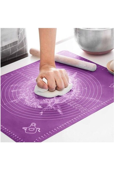Depa Silikon Hamur Açma Matı Mor 40*50 cm Depa Silikon Hamur Açma Matı Mor 40*50 cm