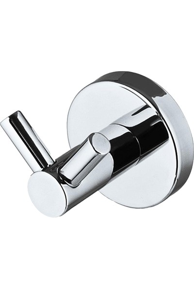 Porto Banyo Tuvalet Havlu Askısı 2'li Metal Krom Askılık