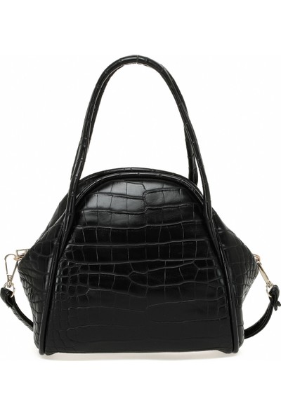 Butigo Kroko Fashıon El 2pr Siyah Kadın El Çantası