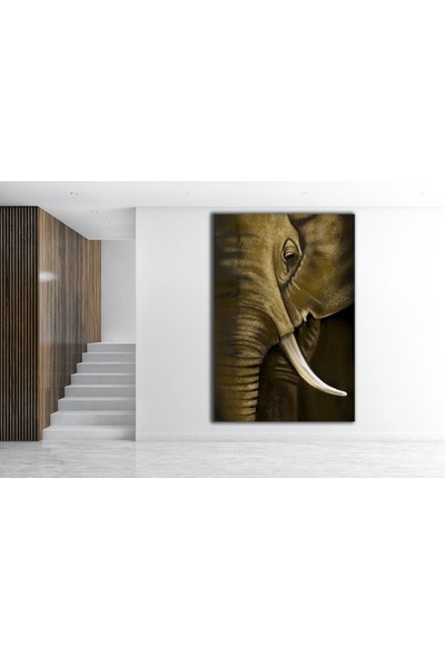 Bestablo Fil Dekoratif Kanvas Tablo