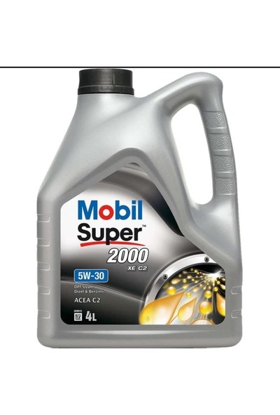 Mobil Super 2000 Xe C2 5W-30 4 Lt Motor Yağı ( Üretim Yılı: 2022 )