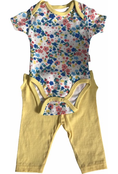 Babywood 2li Takım Asortili Sarı Beyaz