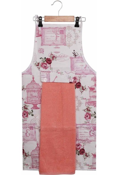 Simisso Desenli Mutfak Önlüğü Yavru Ağzı