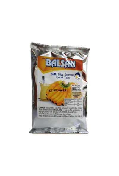 Balsan Sütlü Muz Aromalı Içecek Tozu 250 gr Balsan Sütlü Muz Aromalı Içecek Tozu 250 gr