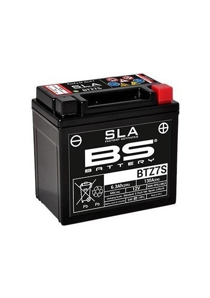 BS Battery Yamaha Yzf-R6 BTZ7S-SLA Motosiklet Aküsü Fiyatı