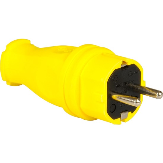 Tp Electric Tp Elektrik 1X16A Kauçuk Düz Fiş (Sarı) Fiyatı