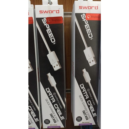 Sword Speed Datacable 2,0 Metre Fiyatı - Taksit Seçenekleri