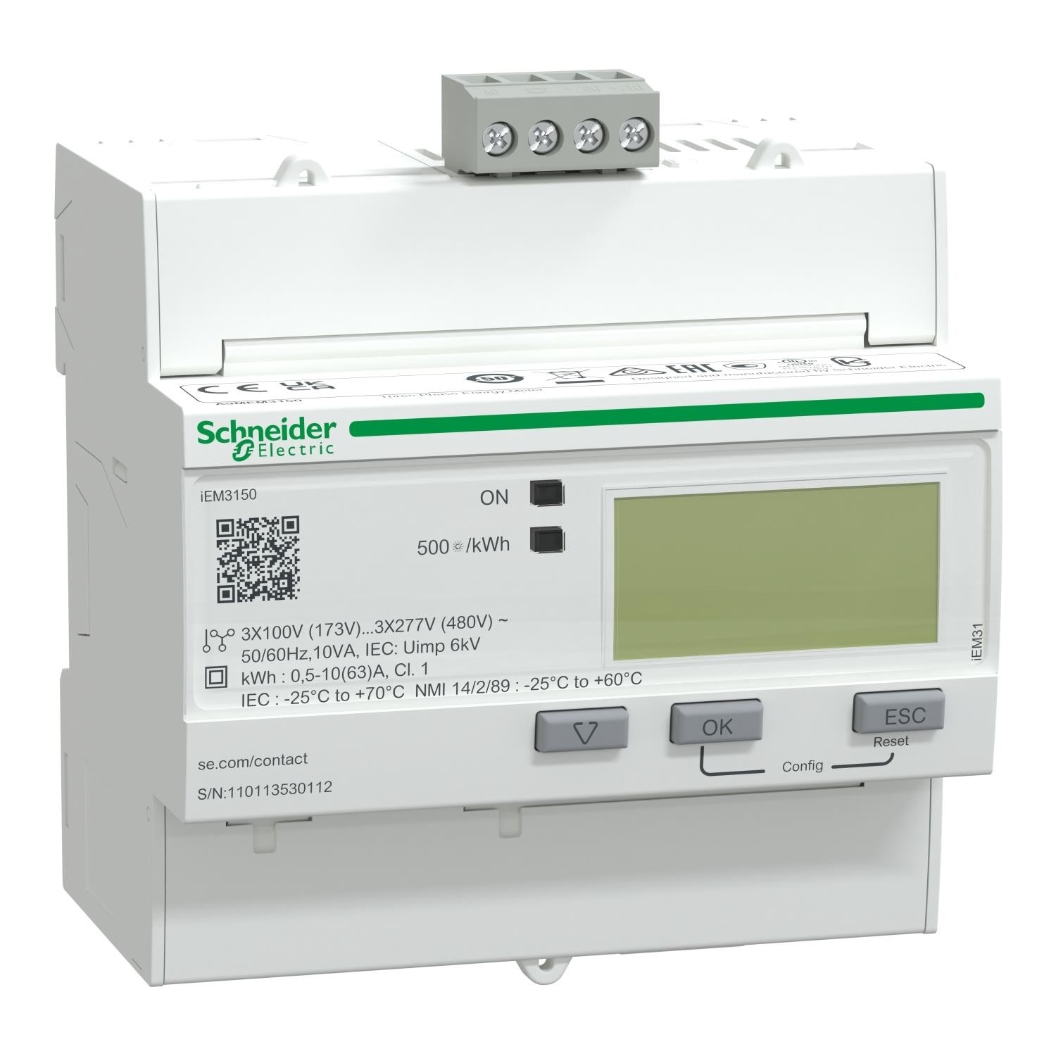 Schneider SCHNEIDER,IEM3150-MODBUS-ENERJI ÖLÇER,A9MEM3150 Fiyatı