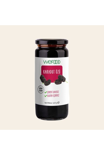 Wefood Karadut Özü 640 gr (Soğuk Sıkım)