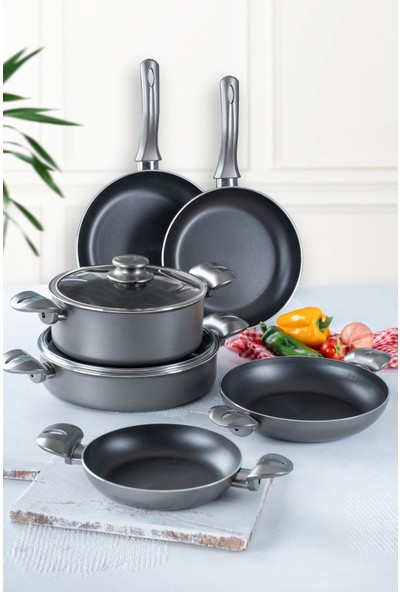 Acar Platinium 8 Parça Tencere Seti