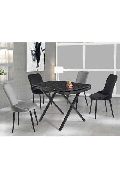 Eymense Suya 4 Sandalyeli Mutfak Masa Takımı