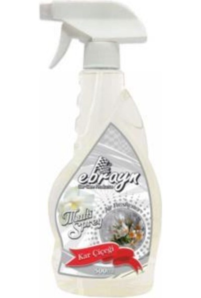Ebrayn Oto Araç & Oda Kokusu Kar Çiçeği Aromalı Ferah Koku Sprey 500ML Ebrayn Oto Araç & Oda Kokusu Kar Çiçeği Aromalı Ferah Koku Sprey 500ML