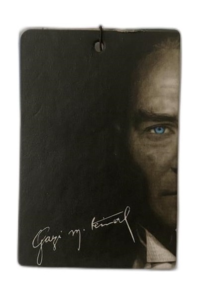 HLD Atatürk Asma Koku - Dekoratif Oto Asma Koku - Gazi Mustafa Kemal Araç Koku