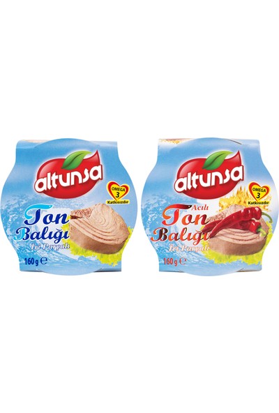 Altunsa Ton Balığı Ton Balığı Acılı Ikili Set Altunsa Ton Balığı Ton Balığı Acılı Ikili Set