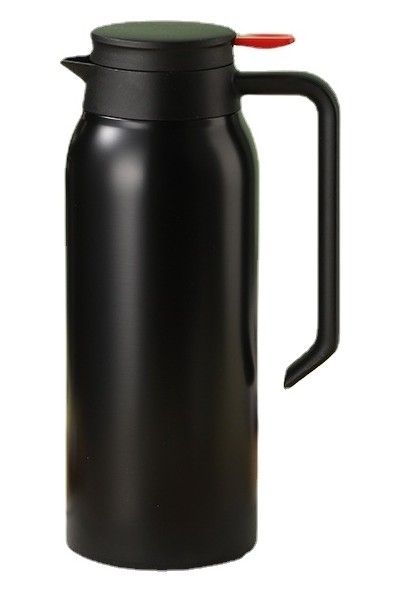 Kahve Siyah Çay Yalıtım Ev 1500ML Çift Katlı Çelik Termos