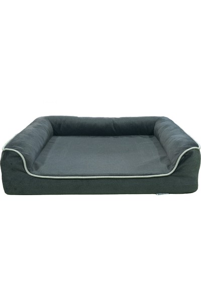 Viscopet Premium Sofa Blok Sungerli Alezli Fermuarlı Yıkanabilir Köpek Yatağı-Siyah Viscopet Premium Sofa Blok Sungerli Alezli Fermuarlı Yıkanabilir Köpek Yatağı-Siyah