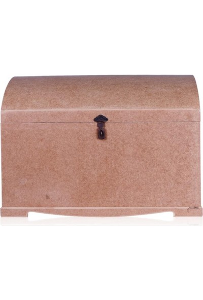 Ehobici Ahşap Kabarasız Sandık Büyük 35X25CM