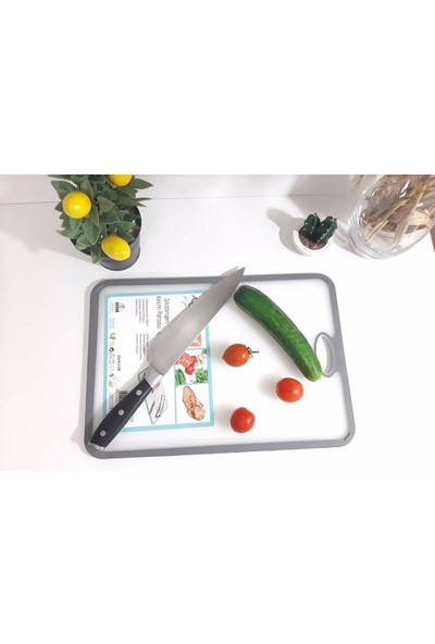 Kaymaz Silikonlu Kesim Tahtası