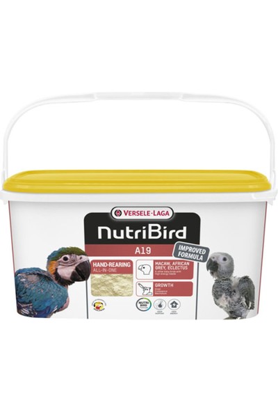 Nutribird A19 Elle Besleme Maması 100GR Bölünmüş Ürün Nutribird A19 Elle Besleme Maması 100GR Bölünmüş Ürün