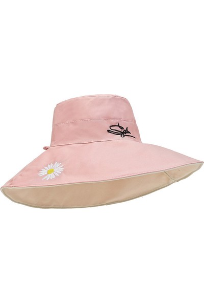 Pangolin Outdoors Moda Kadın Işlemeli Papatya Güneş Şapkası (Yurt Dışından)