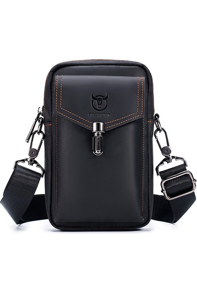 Bullcaptain Erkek Bel Çantası - Siyah (Yurt Dışından) Bullcaptain Erkek Bel Çantası - Siyah (Yurt Dışından)