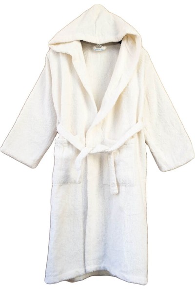 Sue Genç Çocuk Kapşonlu Garson Boy Bornoz 100 Pamuk Krem Sue Genç Çocuk Kapşonlu Garson Boy Bornoz 100 Pamuk Krem