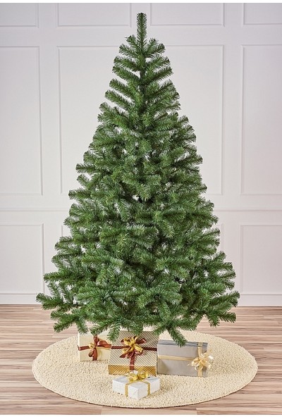 Winterfest 210 cm Yılbaşı Ağacı Gür Dallı Noel Ağacı Yılbaşı Çam Ağacı 720 Dallı Demir Ayak Demir Gövdeli