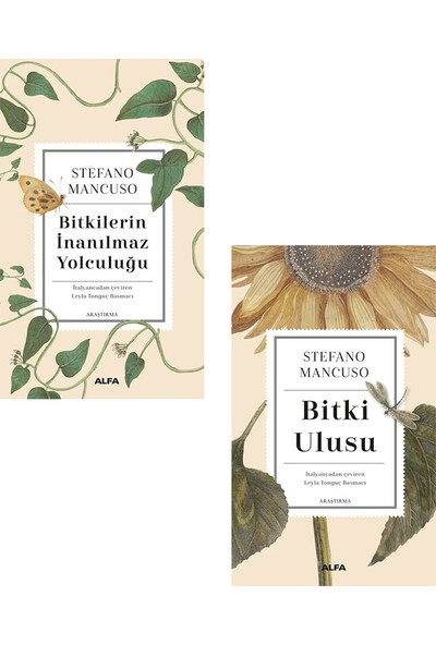 Stefano Mancuso 2 Kitap Set - Bitkilerin İnanılmaz Yolculuğu - Bitki Ulusu Stefano Mancuso 2 Kitap Set - Bitkilerin İnanılmaz Yolculuğu - Bitki Ulusu