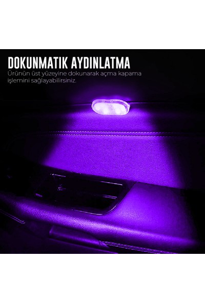 C9 Dokunmatik Sensörlü Mini LED Lamba Şarj Edilebilir Çok Amaçlı Tekli Rgb LED C9 Dokunmatik Sensörlü Mini LED Lamba Şarj Edilebilir Çok Amaçlı Tekli Rgb LED