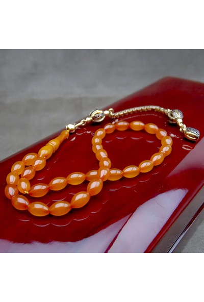 Tesbih Rüyası Osmanlı Kehribarı Bürokrat Boy Tesbih