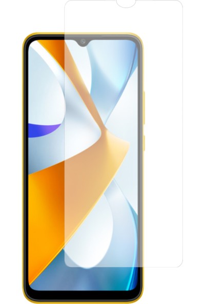 Case World Caseworld Xiaomi Poco C40 Temperli Ekran Koruyucu Kırılmaz Cam