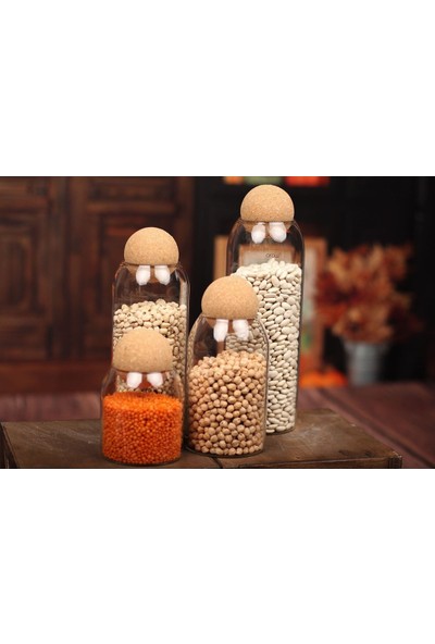 Arow Kavanoz Seti 4 'lü Borosilikat TR-2922 Arow Kavanoz Seti 4 'lü Borosilikat TR-2922