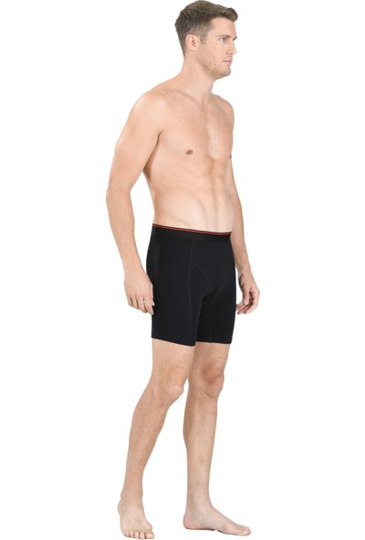 Jiber Erkek Siyah Pamuklu Likralı 3 Lü Boxer 268 Jiber Erkek Siyah Pamuklu Likralı 3 Lü Boxer 268