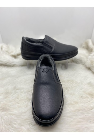 Gamze Içi Tüylü Deri Erkek Ayakkabı Model 478 - Siyah - 42 - ST00392-SİYAH-42
