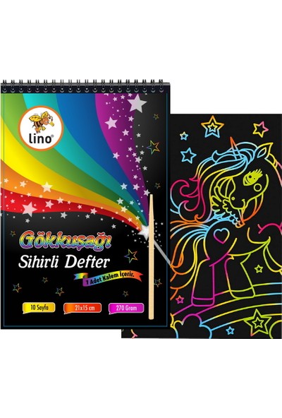 Lino Sihirli Defter A5 10 Yaprak Lino Sihirli Defter A5 10 Yaprak