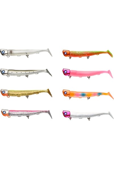 Blue Blue Blueblue Jolty Silikon & 15G Jighead Blue Blue Blueblue Jolty Silikon & 15G Jighead
