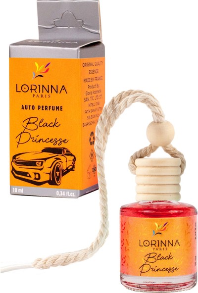 Lorınna Parıs Black Princesse Parfümlü Oto Kokusu 10 ml Lorınna Parıs Black Princesse Parfümlü Oto Kokusu 10 ml