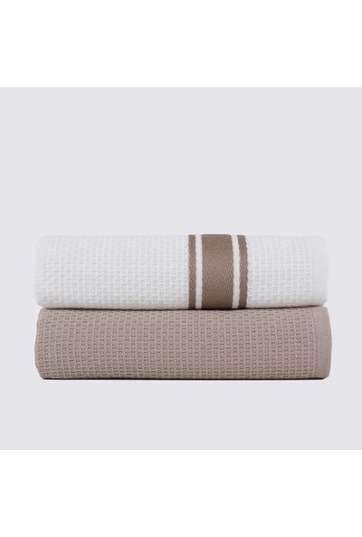 Ecocotton Elvin Pamuklu 2'li Kurulama Havlusu