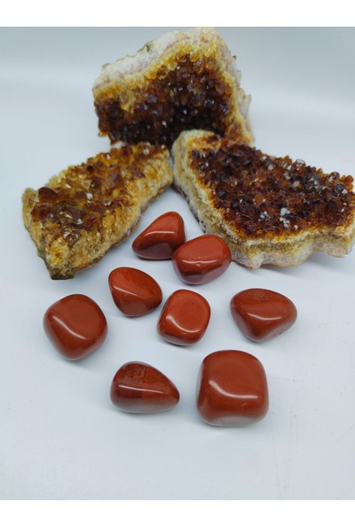 Doğal Taş Delisi Jasper Doğal Taş Tımbıl (Sertifikalı) (1 Adet) Doğal Taş Delisi Jasper Doğal Taş Tımbıl (Sertifikalı) (1 Adet)