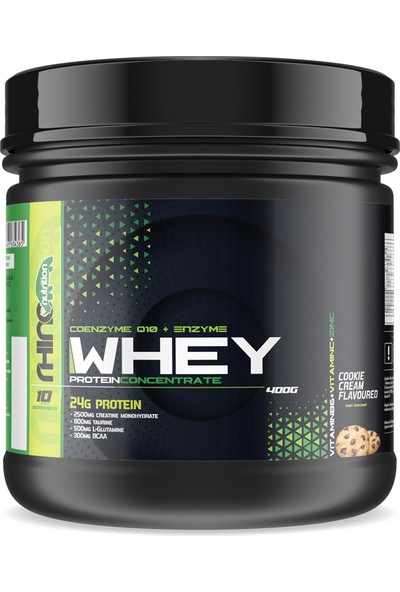 Rhino Nutrition Whey Protein Tozu 400 gr Kurabiye Aromalı