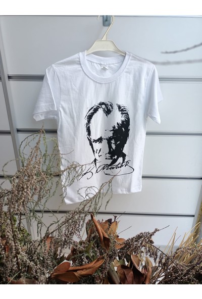 Dıgıl Kids Atatürk Baskılı Tişört Beyaz