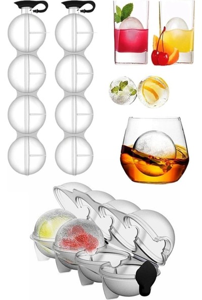 Mim Life 1 Adet Pratik 4'lü Top Buz Kalıbı Sihirli 4'lü Küre Buz Kalıbı Sihirli Buz Kalıbı Mim Life 1 Adet Pratik 4'lü Top Buz Kalıbı Sihirli 4'lü Küre Buz Kalıbı Sihirli Buz Kalıbı