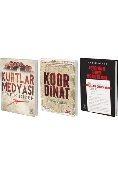 Kurtlar Medyası - Koordinat - Fetönün Üvey Çocukları Araştırma Seti 3 Kitap - Tevfik Diker Kurtlar Medyası - Koordinat - Fetönün Üvey Çocukları Araştırma Seti 3 Kitap - Tevfik Diker