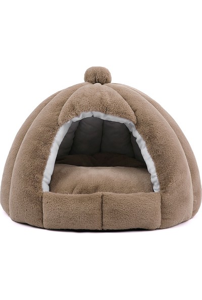 Kedi Yatağı Kedi Evi Pet Yatak Kubbeli Yumuşak Kedi Yatak Minderi Mat Uyku Yatağı Dört Mevsim Koruma Sıcak Dinlenme Odası