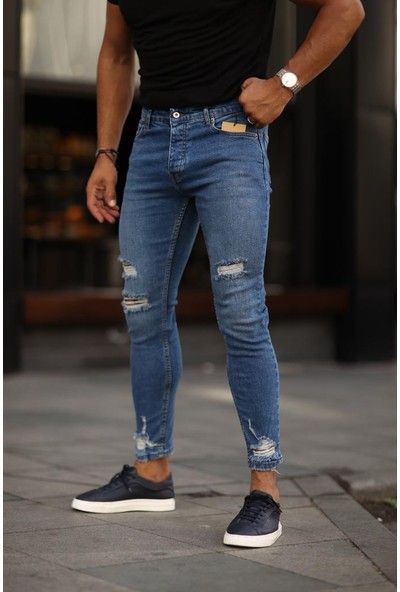 Bpm Erkek Slimfit Lacivert Kot Pantolon Bpm Erkek Slimfit Lacivert Kot Pantolon