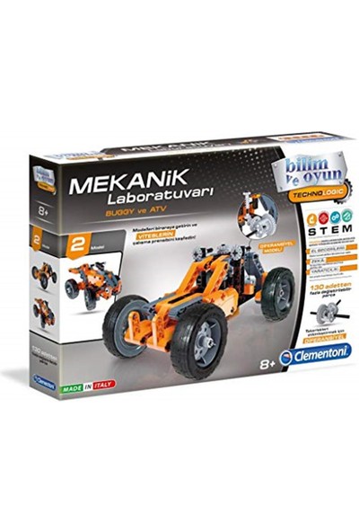 Clementoni - 64300 - Mekanik Laboratuvarı - Buggy & Atv Clementoni - 64300 - Mekanik Laboratuvarı - Buggy & Atv